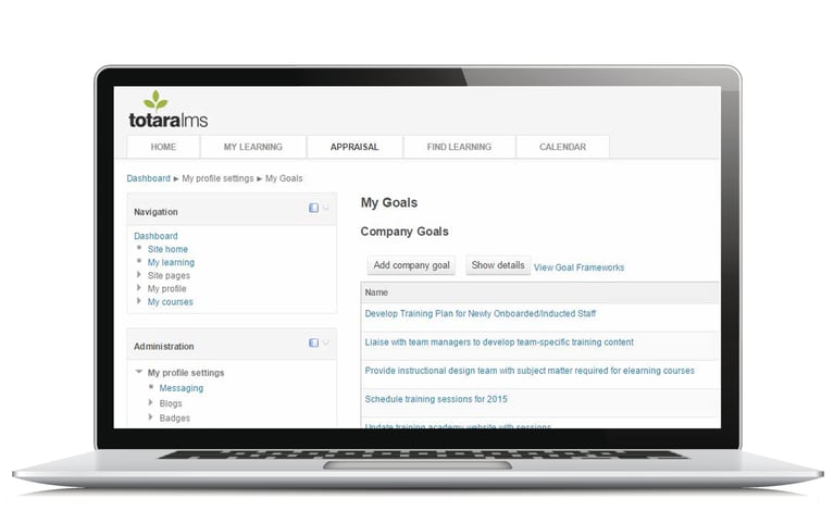 Performance Management als Teil eines Learning Management Systems? Totara LMS macht es möglich.